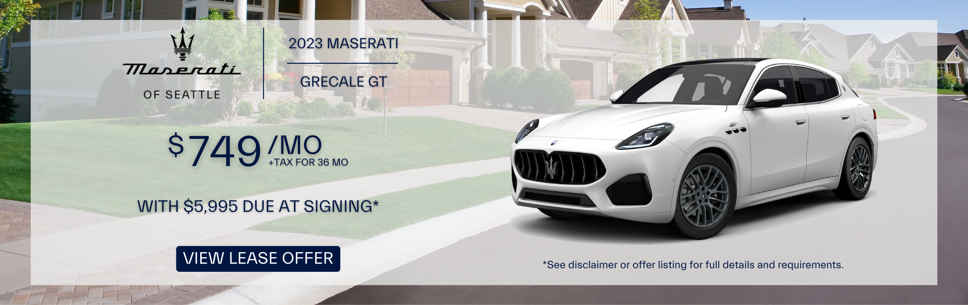 Maserati Dealer in Seattle, WA
