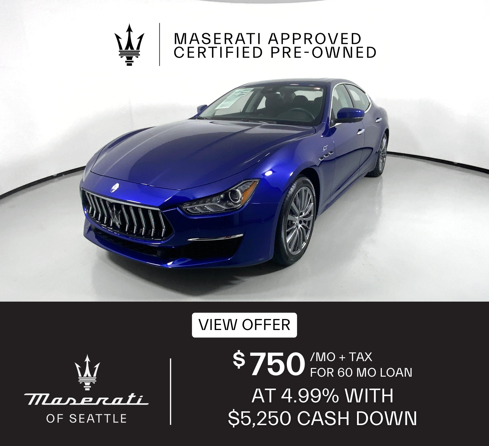 Maserati Dealer in Seattle, WA