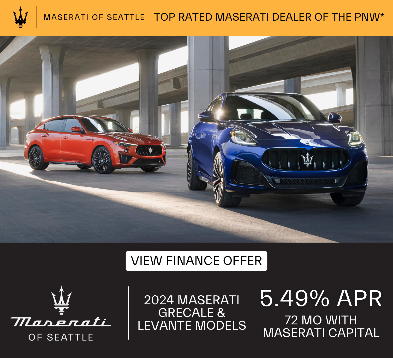 Maserati Dealer in Seattle, WA